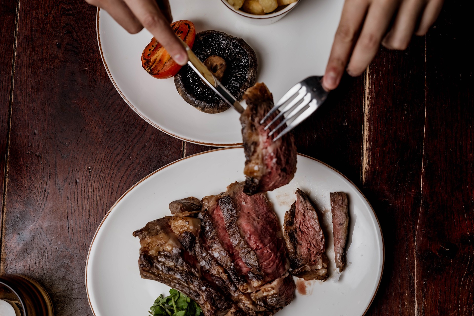 Food at The Antelope Pub & Restaurant, Eaton Terrace