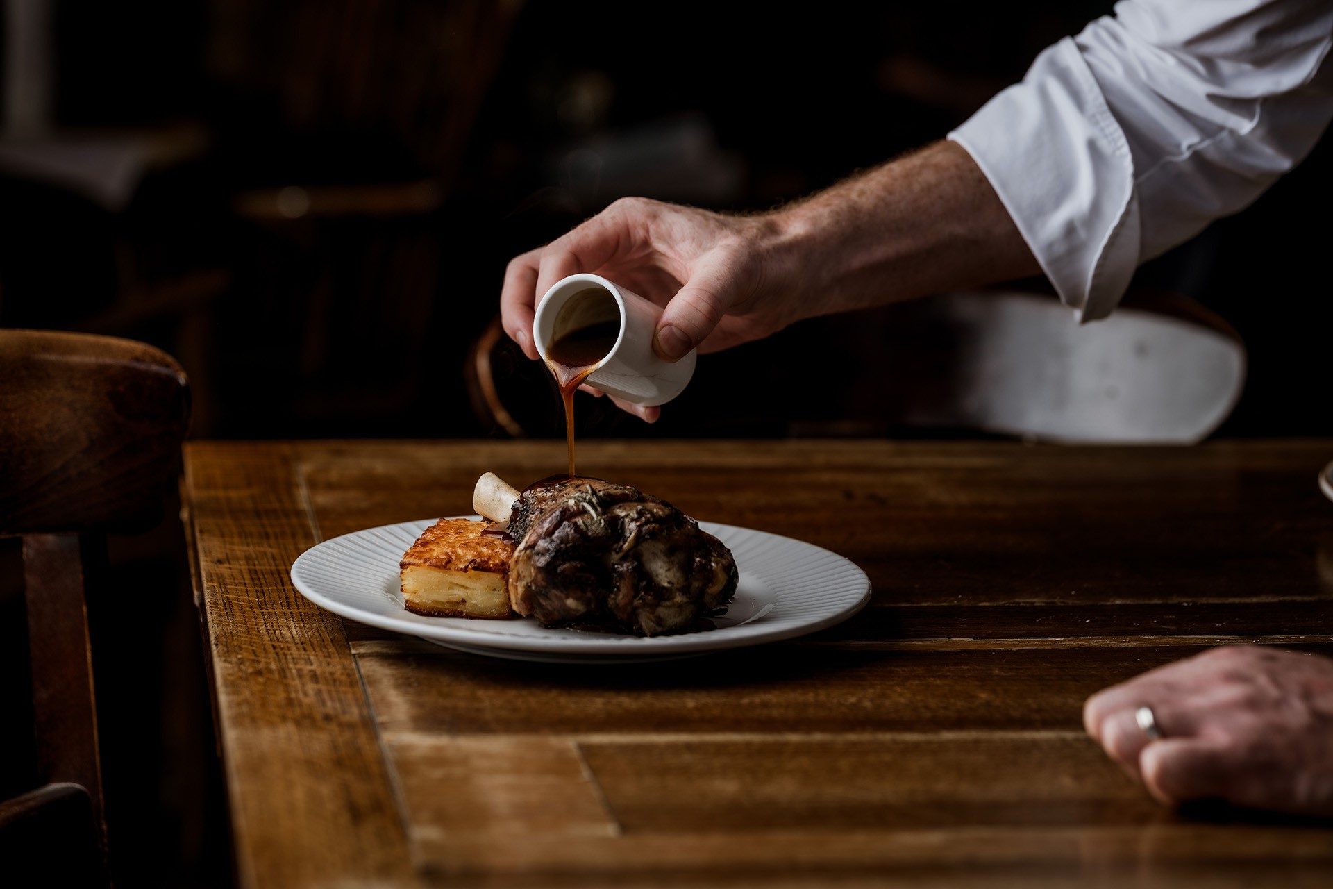 Food at The Antelope Pub & Restaurant, Eaton Terrace