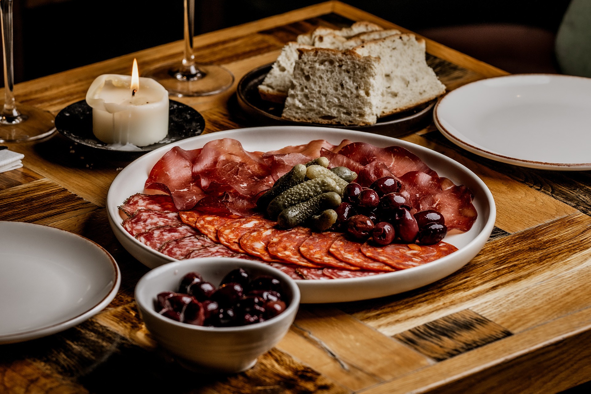 Food at The Antelope Pub & Restaurant, Eaton Terrace